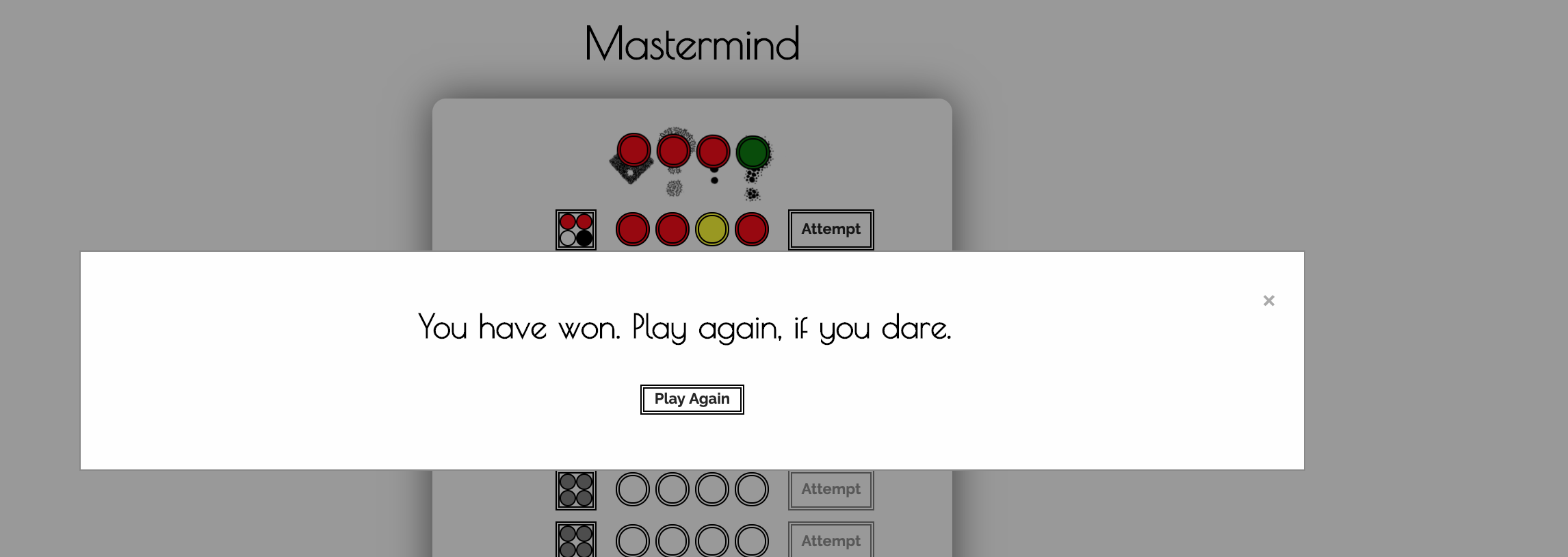 GitHub - bethylogism/WDI-project-01: Independently-created Javascript Game