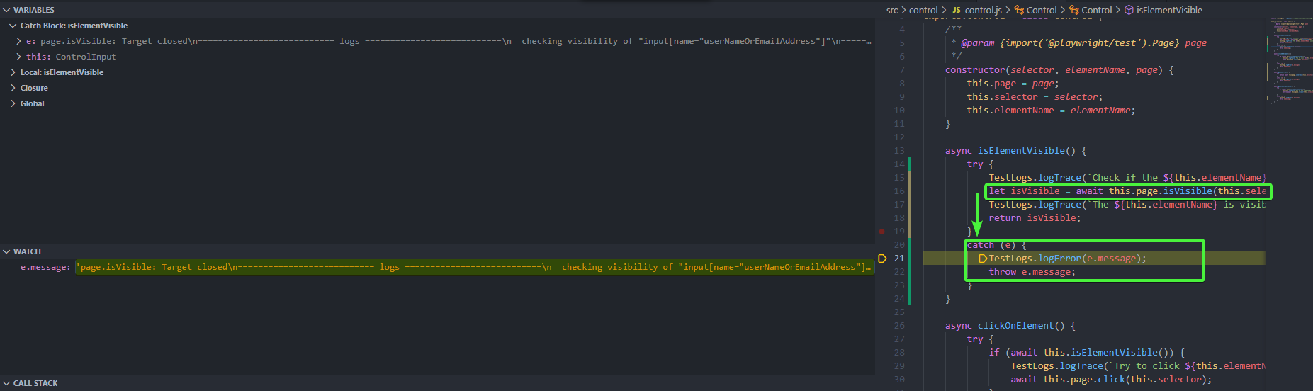 [Question] page.isVisible: Target closed · Issue #12117 · microsoft/playwright · GitHub