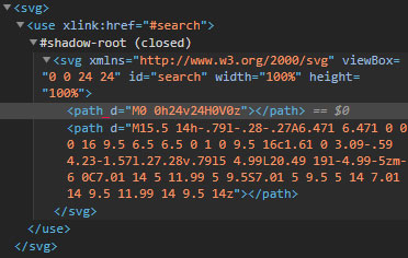 When an icon from svg sprite is used, the width and height attributes ...