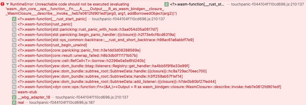 onwheel handler panics at installation with BorrowError on mobile · Issue #3523 · yewstack/yew ...