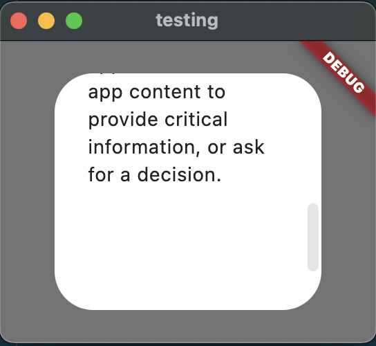 material 3 alert dialog's scrollbar goes out of the container when ...