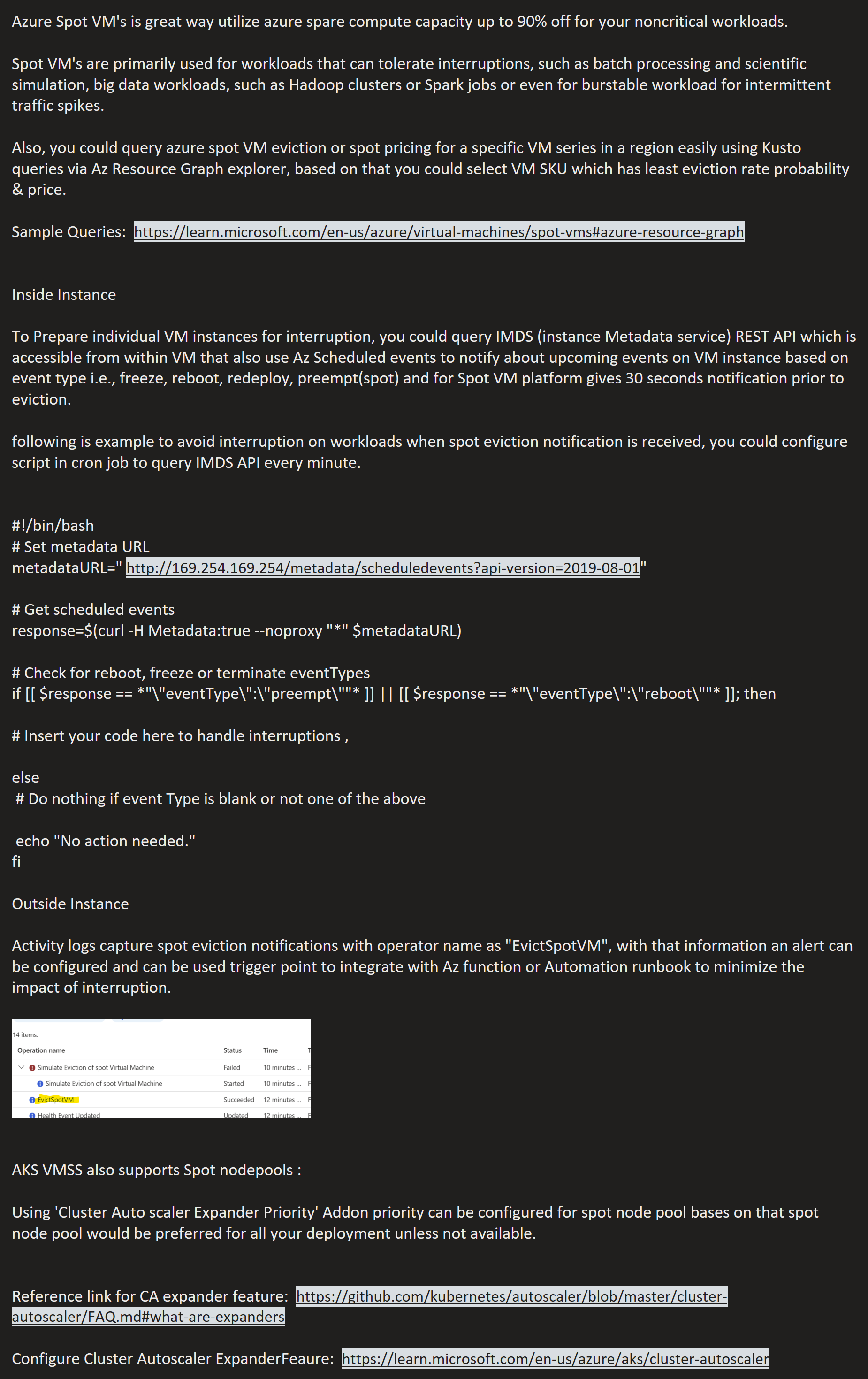 GitHub - Osshaikh/AKS-Spotdemo: Using Spot VM's as nodepool in AKS with High Avaliblity Workaround