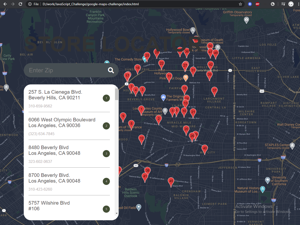 GitHub - GabsiAmine/JS-GoogleMaps: A small Google maps application with ...