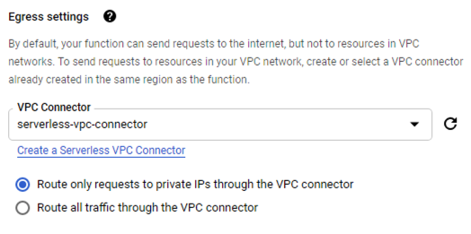 How to connect to Postgres Cloud SQL over private IP from Cloud Functions · Issue #848 ...