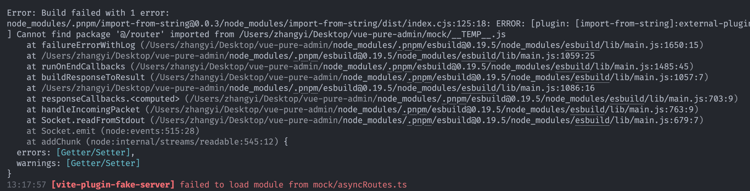 [vite Plugin Fake Server] Failed To Load Module From Xxx · Issue 9 · Condorheroblog Vite Plugin