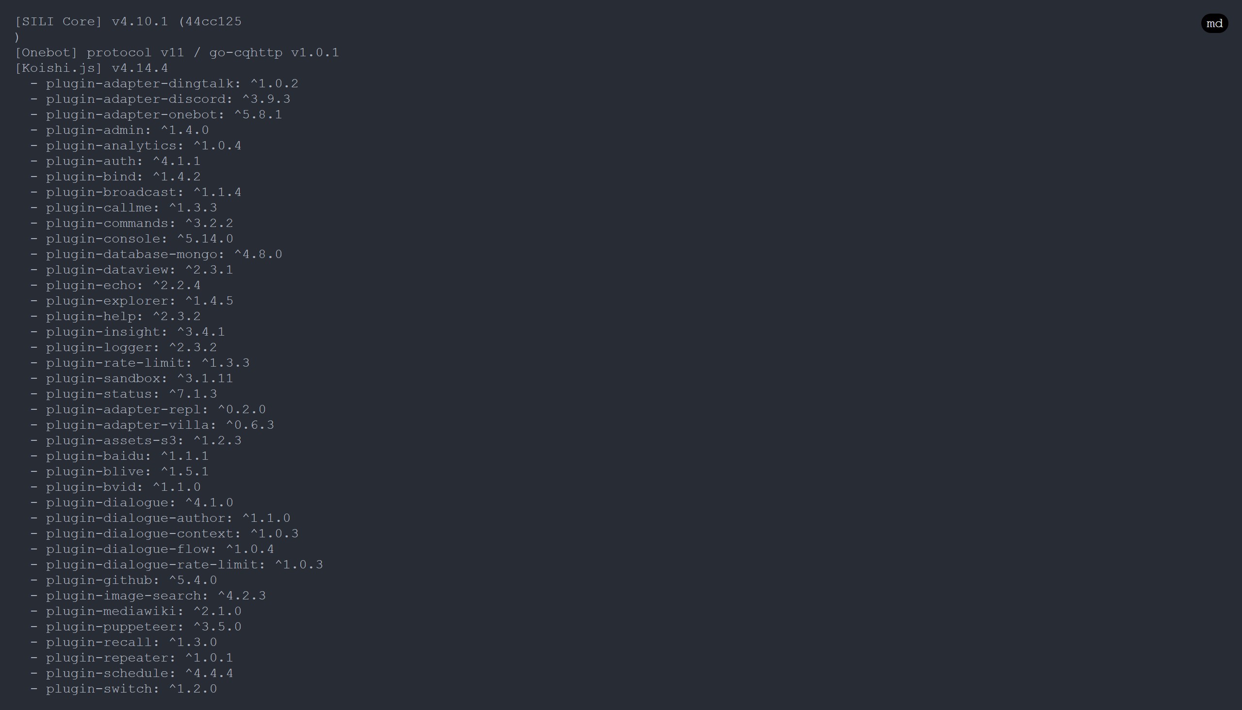 Bug: 用户首次触发“在 middleware 中调用 session.execute 执行指令”时，必定导致“权限不足”异常 · Issue #1194 · koishijs/koishi ...