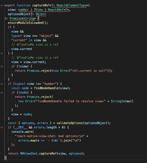 snapshotContentContainer can only be used · Issue #313 · gre/react-native-view-shot · GitHub