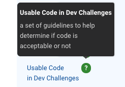 show the usable code links on the challenge description · Issue #5102 · topcoder-platform ...