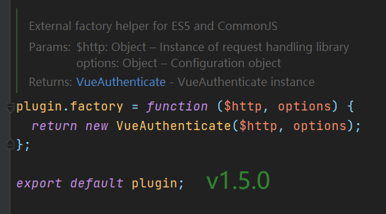 v1.5.0 Not perfectly compatible with older versions · Issue #252 · dgrubelic/vue-authenticate ...
