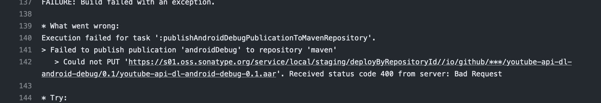 Uploading artifacts Failure · Issue #1 · nexus-actions/create-nexus-staging-repo · GitHub