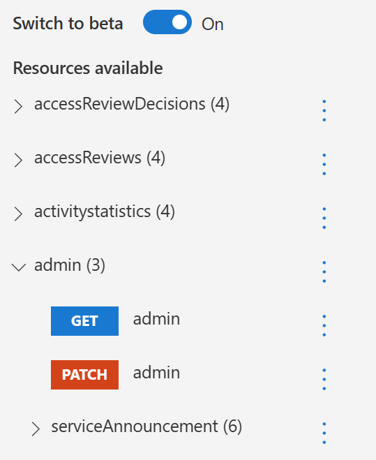 Resource Explorer and auto complete is not showing some beta endpoints · Issue #2356 ...