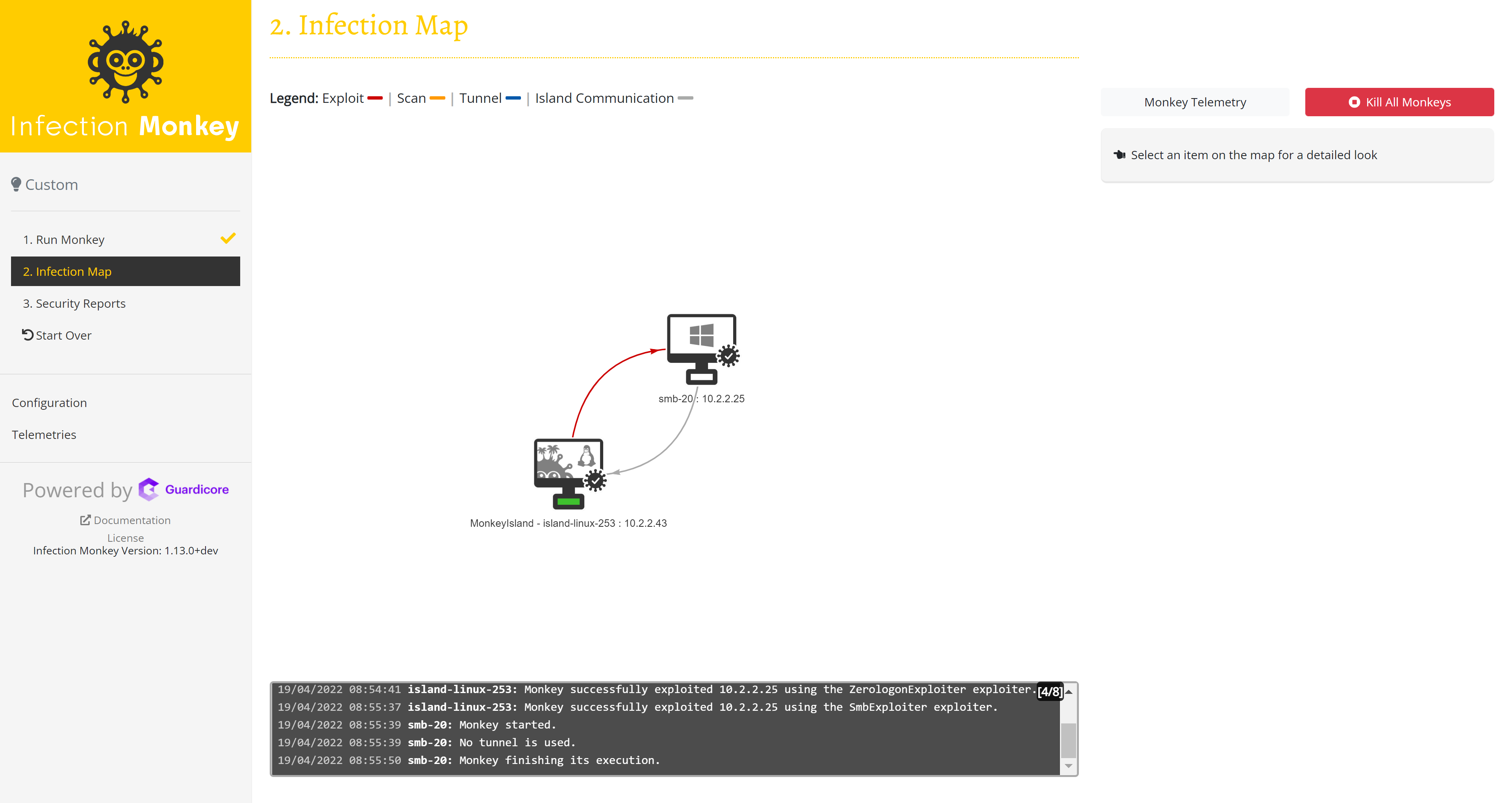 Machine name changes on Infection Map · Issue #1898 · guardicore/monkey · GitHub