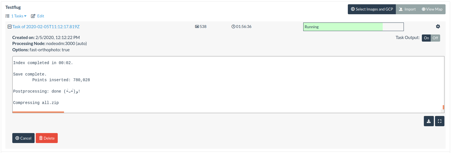 Process Hung Up Without Error Info · Issue #783 · OpenDroneMap/WebODM · GitHub