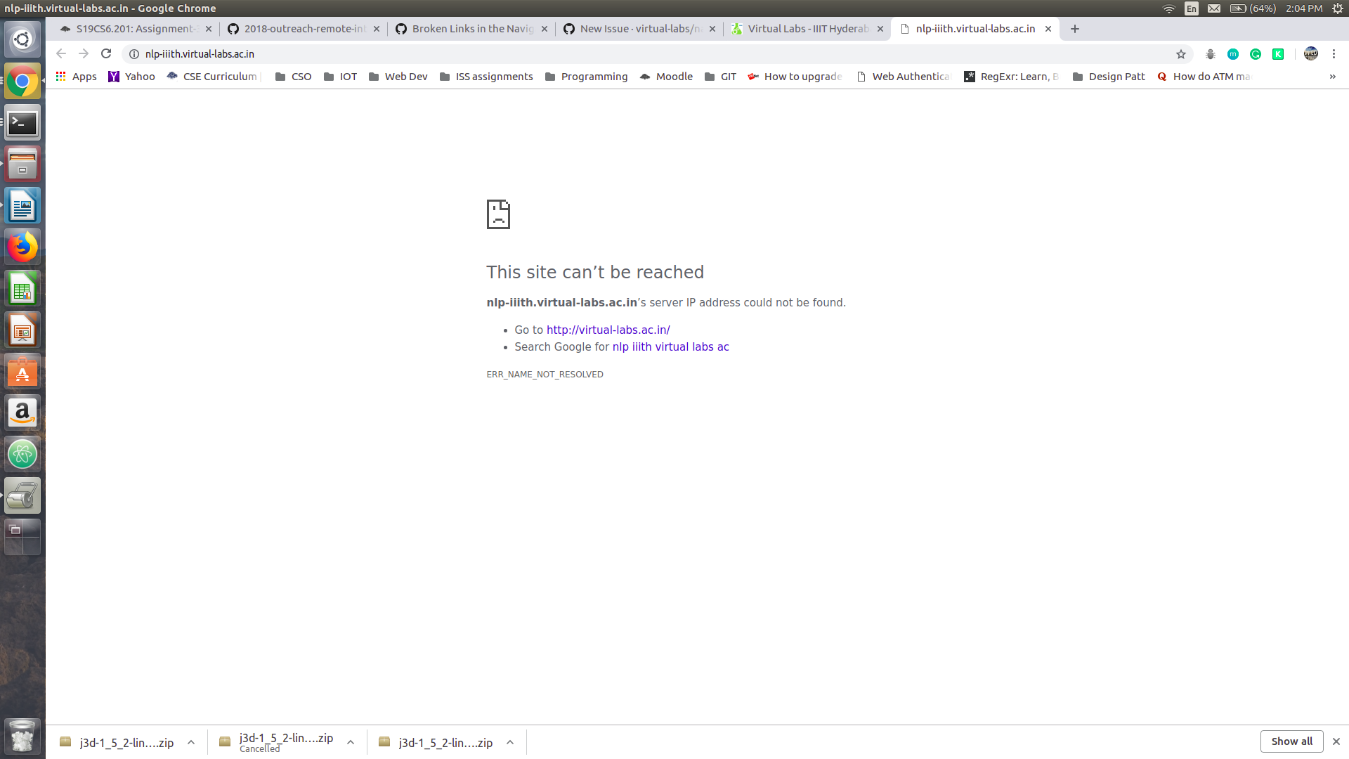 Broken link to home page : natural-language-processing · Issue #72 · virtual-labs-archive ...