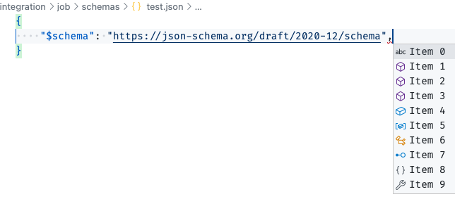Annoying Suggestions Appear On Comma · Issue 3 · Prosserjson Schema Validation Extension · Github
