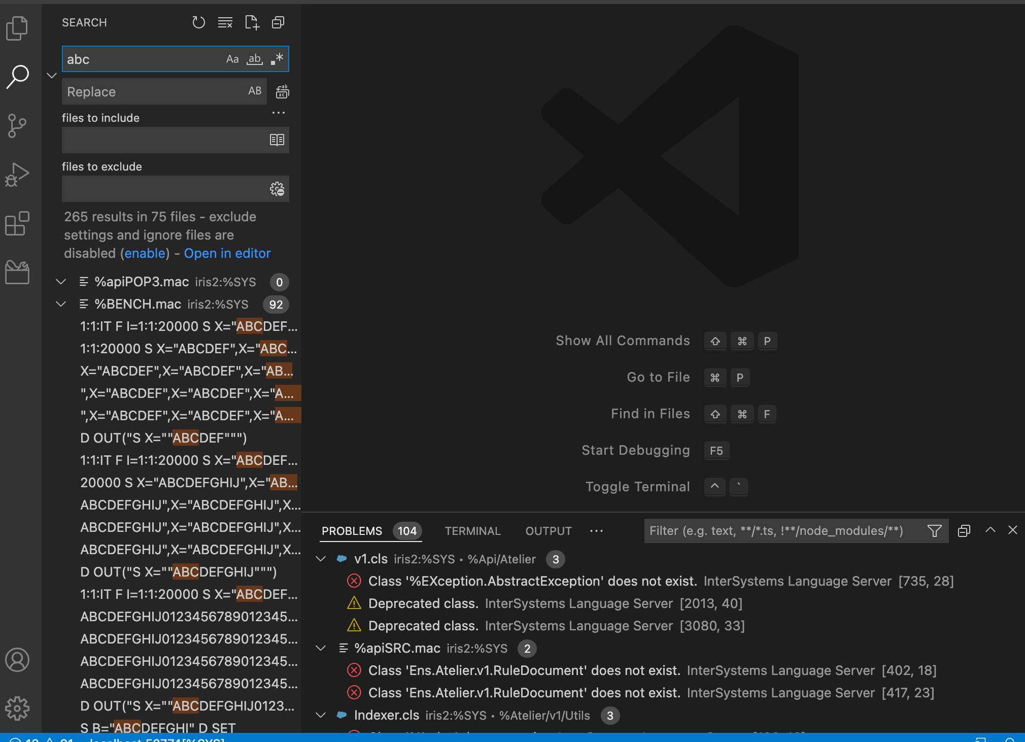 `TextSearchProvider` unnecessarily opens many documents · Issue #849 · intersystems-community ...