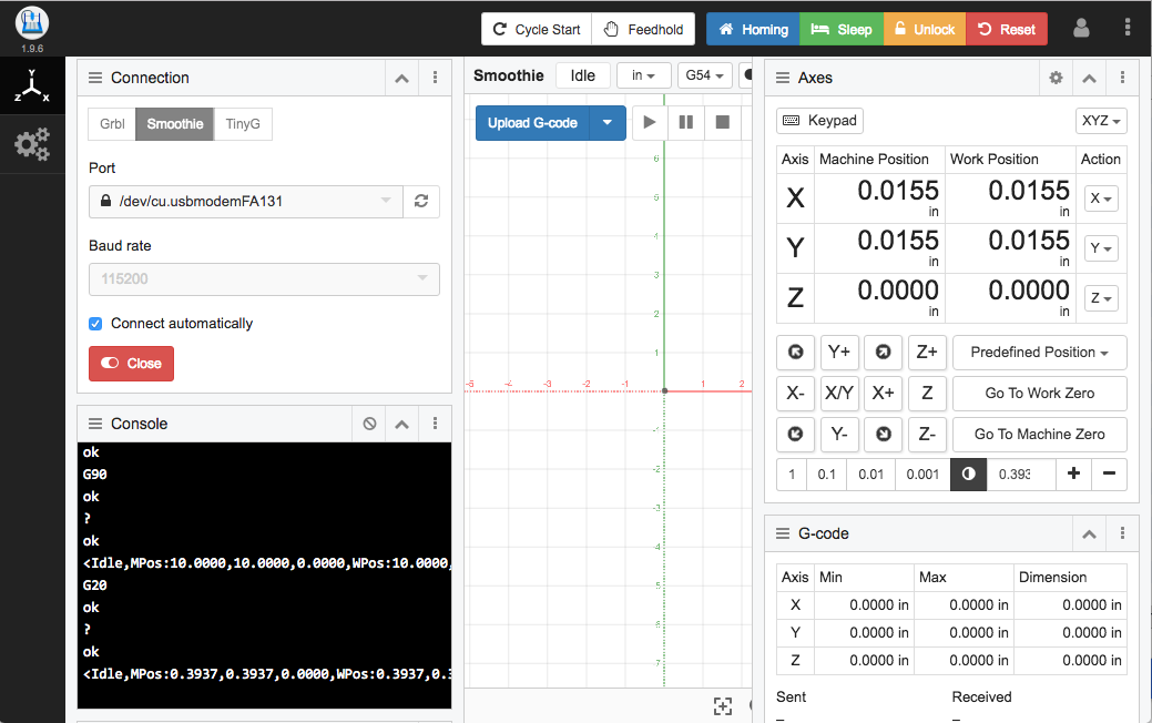 Inch mode does not correspond to the machine? (smoothieware) · Issue #177 · cncjs/cncjs · GitHub