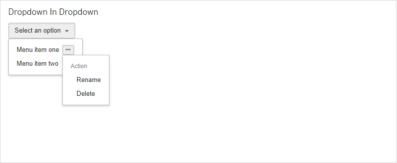 Dropdown in a dropdown item (not a multi-level dropdown) · Issue #6 · trendmicro-frontend/react ...