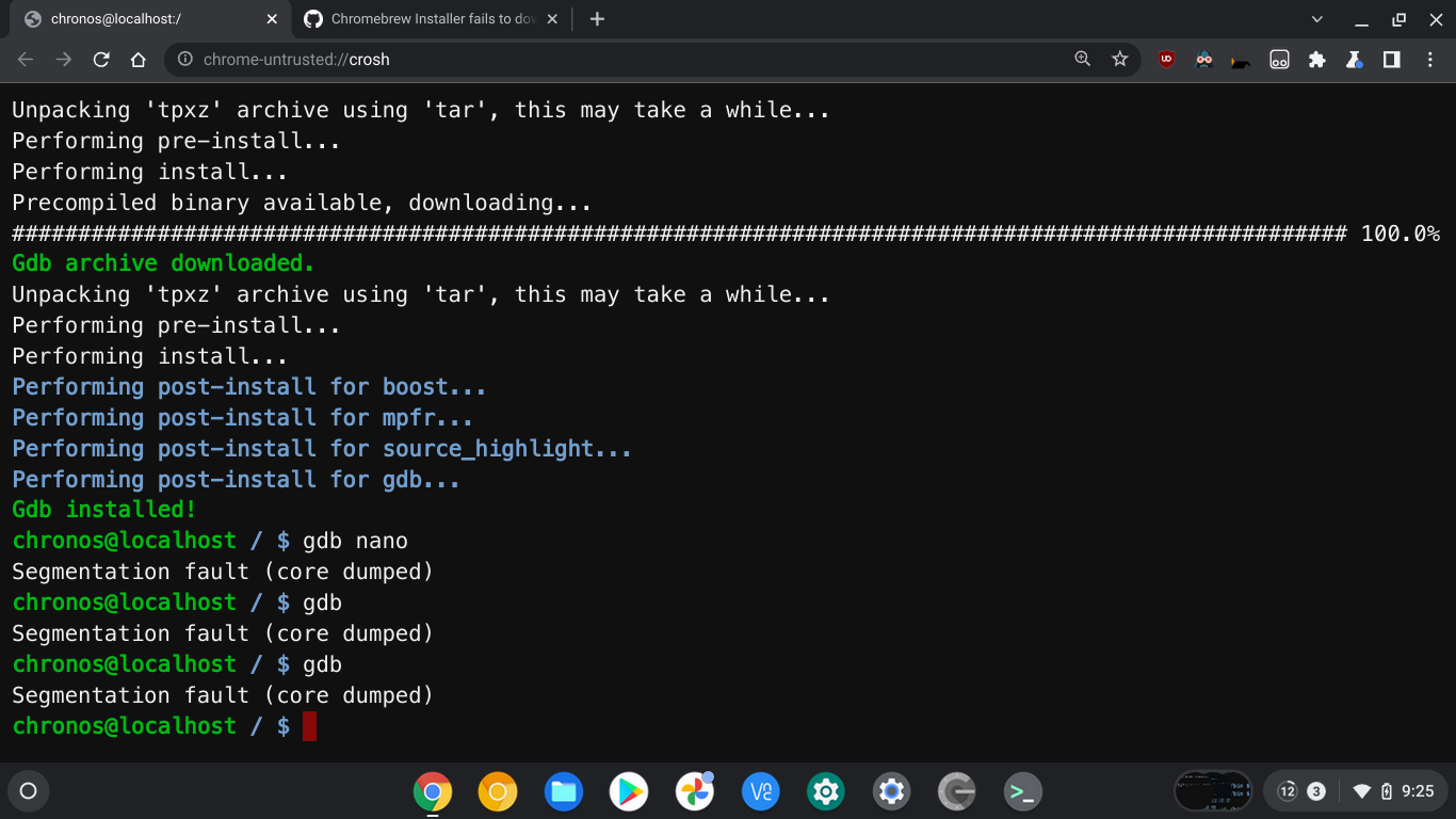 On Install Chromebrew Installer Fails To Download Glibc And Just Ends · Issue 6404