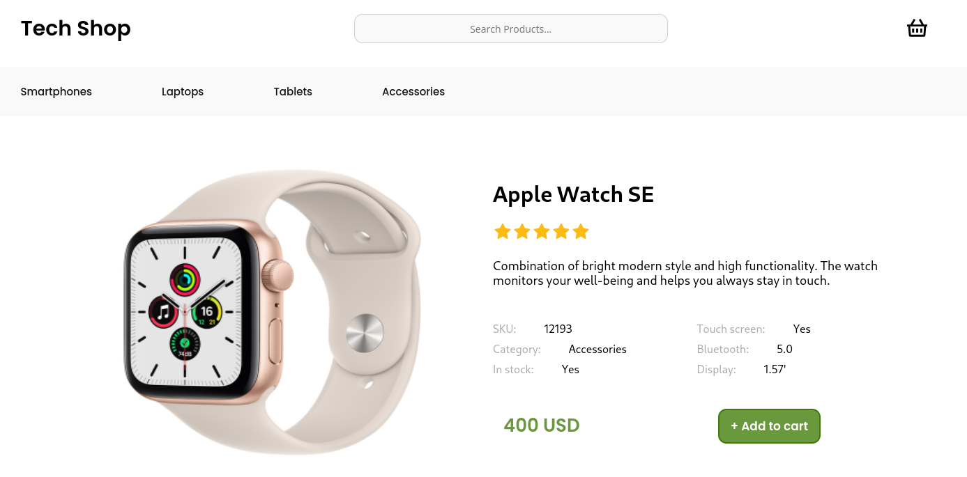 GitHub - ViktoriiaRoi/TechShop: The website for the shop using ReactJS