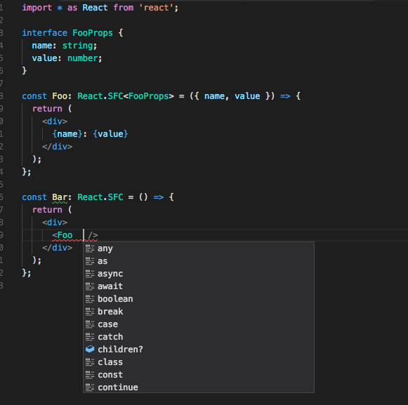 Autocomplete in TSX shows many keywords · Issue #45068 · microsoft ...