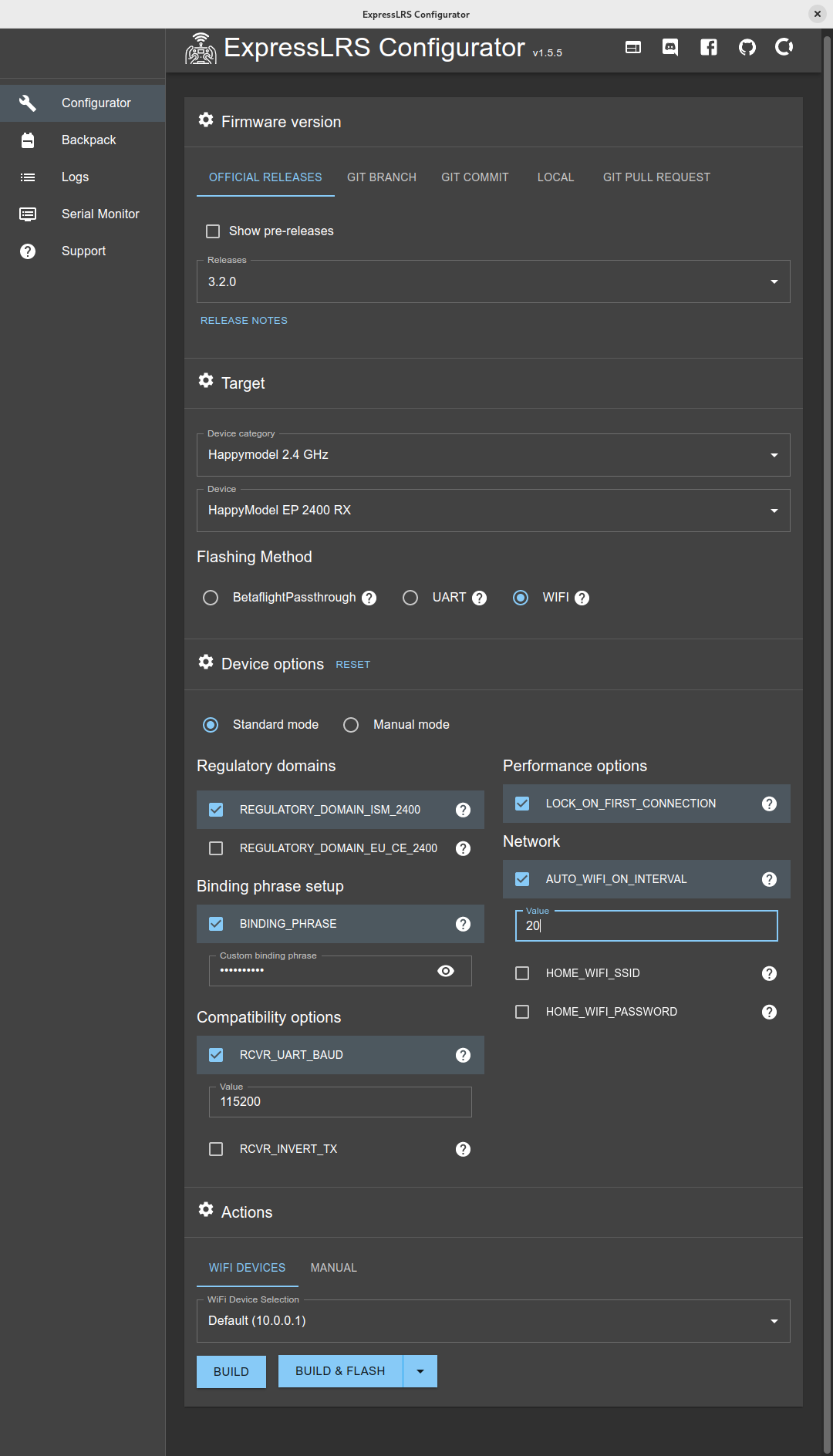 EP2 reboot · Issue #2097 · ExpressLRS/ExpressLRS · GitHub
