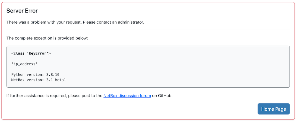Exception When Creating Fhrp Group · Issue 7849 · Netbox Communitynetbox · Github 