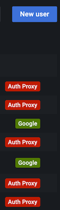 Regression: auth.proxy no longer allows org and role to be changed after initial user creation ...