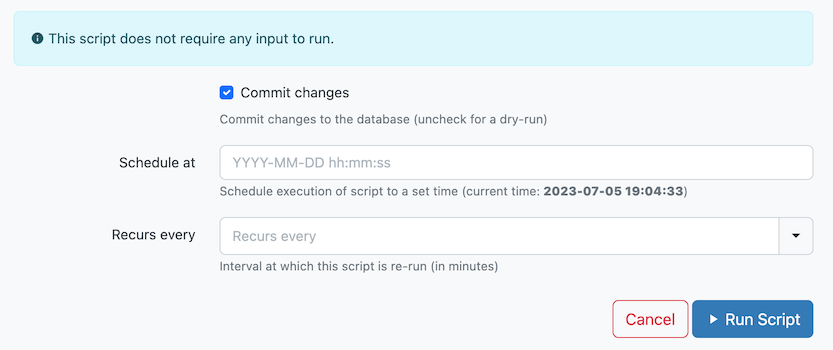 Script ignores 'scheduling_enabled' if it has no input parameters · Issue #13096 · netbox ...
