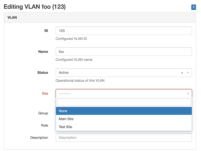 Cannot Unassign A Site From A Vlan · Issue 5315 · Netbox Communitynetbox · Github 