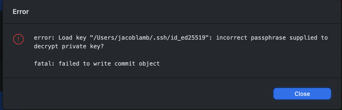 Desktop Doesnt Ask For My Ssh Passphrase · Issue 15645 · Desktopdesktop · Github