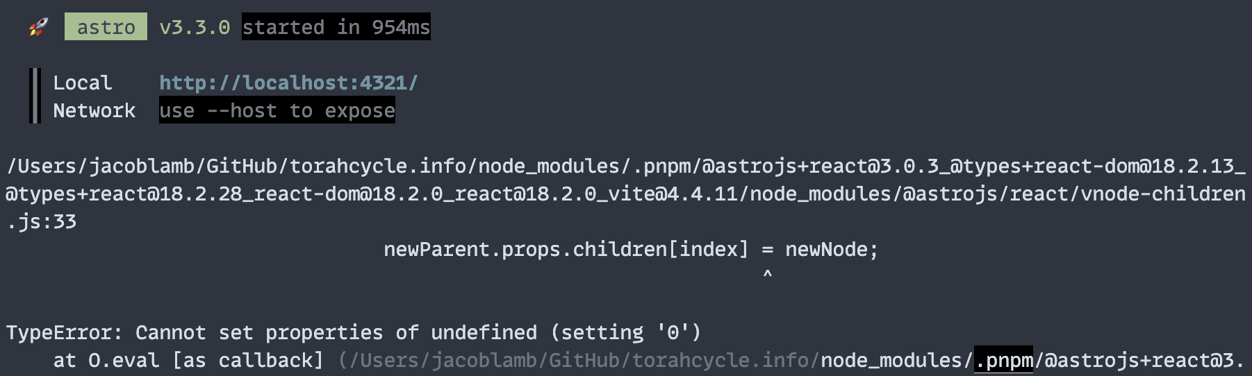 Shadcnui Library Causes Errors · Issue 8835 · Withastroastro · Github