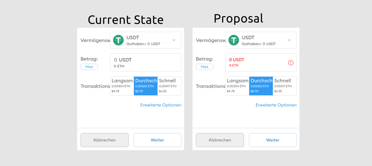 Prevent or warn when sending zero token transactions · Issue #10565 ...