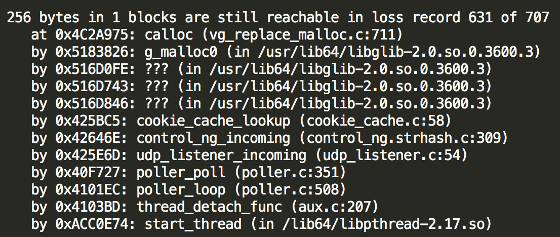 There is a suspected memory leak in Amazon Linux. · Issue #1120 · sipwise/rtpengine · GitHub