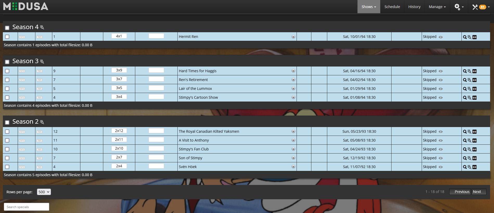 Warning No DVD order available but DVD order is available on thetvdb · Issue #10921 · pymedusa ...