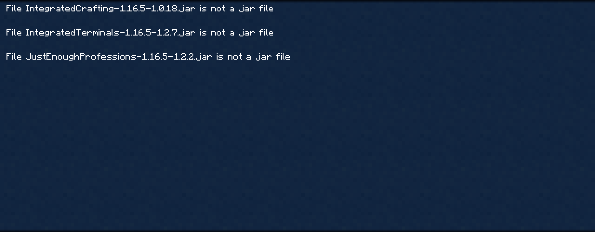 [Bug]: .jar files are not jar files · Issue #115 · FTBTeam/FTB-Modpack-Issues · GitHub