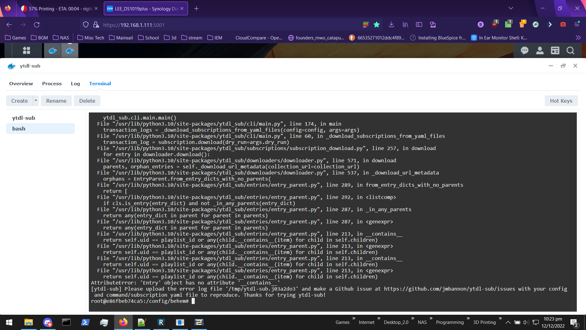 "Entry object has no attribute __contains__" · Issue #391 · jmbannon/ytdl-sub · GitHub