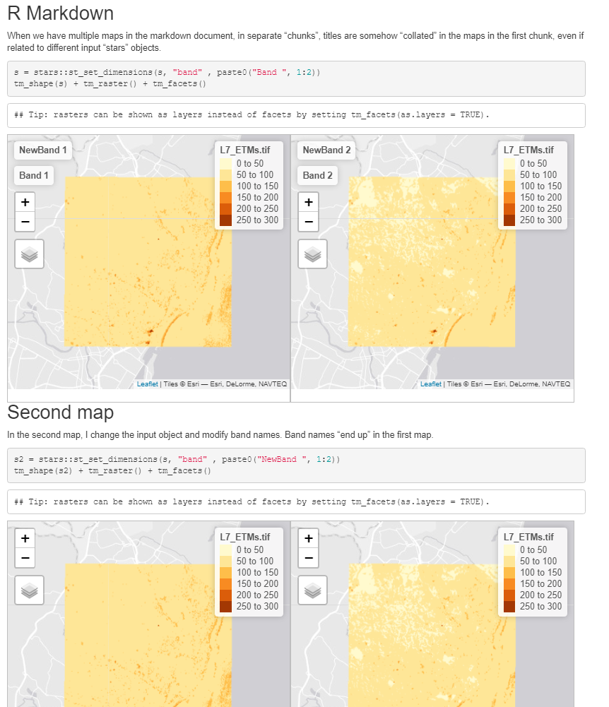 Problem With Map Titles In Interactive Mode In Knitted Markdown To Html · Issue 441 · R Tmap