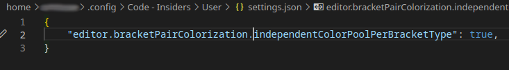 Last Bracket In File Is White With Bracket Colorization On · Issue 166100 · Microsoft Vscode