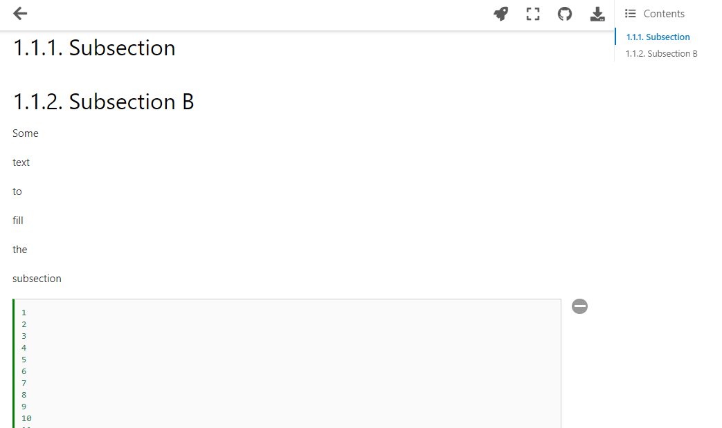 Hide Input Moves Toc Table For Long Code Inputs · Issue 1518 · Jupyter Book Jupyter Book · Github