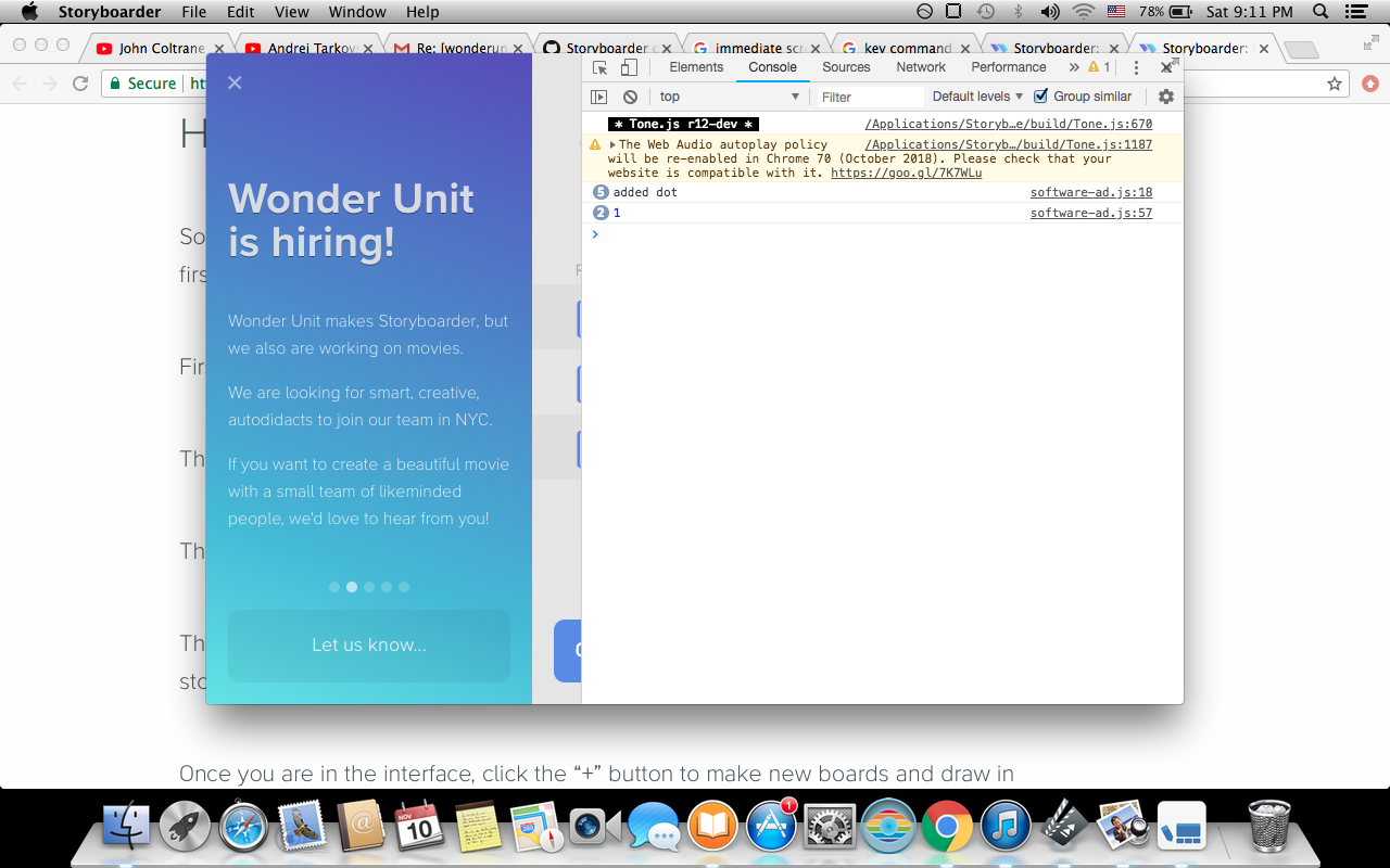 Storyboarder gets stuck on "Initializing" project · Issue #1435 · wonderunit/storyboarder · GitHub