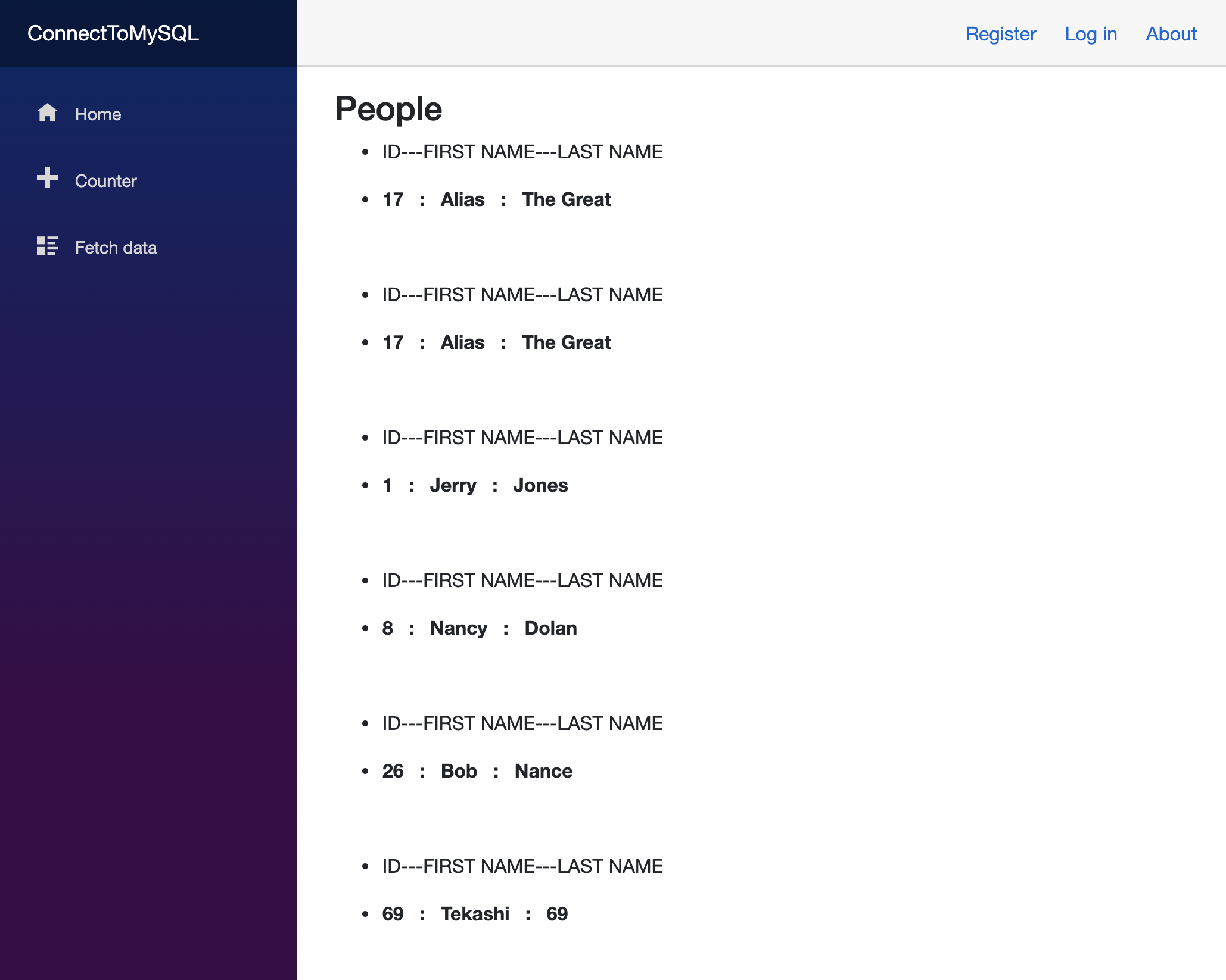 GitHub - josemartinez111/BlazorServerConnectToMySql: A Blazor Server ...