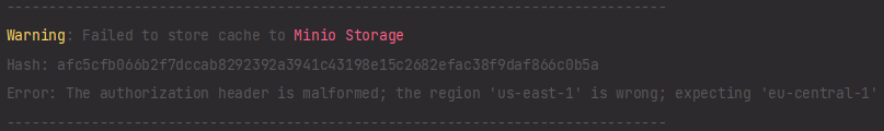 Pass region as config to minio client to support s3 bucket as storage · Issue #3 · NiklasPor/nx ...