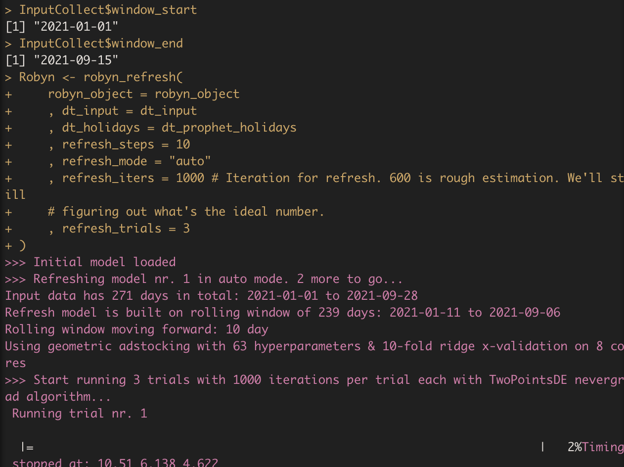 Robyn refresh rolling window issue · Issue #169 · facebookexperimental/Robyn · GitHub
