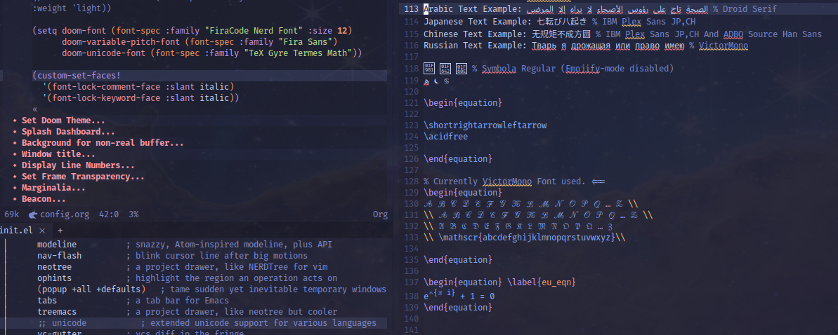 setting `doom-unicode-font` removes fallback fonts that support emojis · Issue #7036 · doomemacs ...