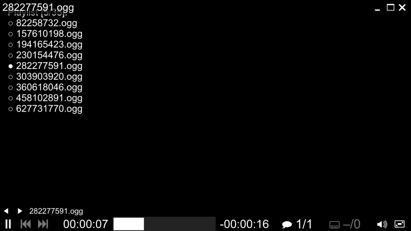 Move `osc-playlist` to the middle-left of the screen · Issue #7708 ...