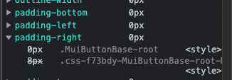 MUIButtonBase-root is overriding all styles applied via the `sx` prop ...