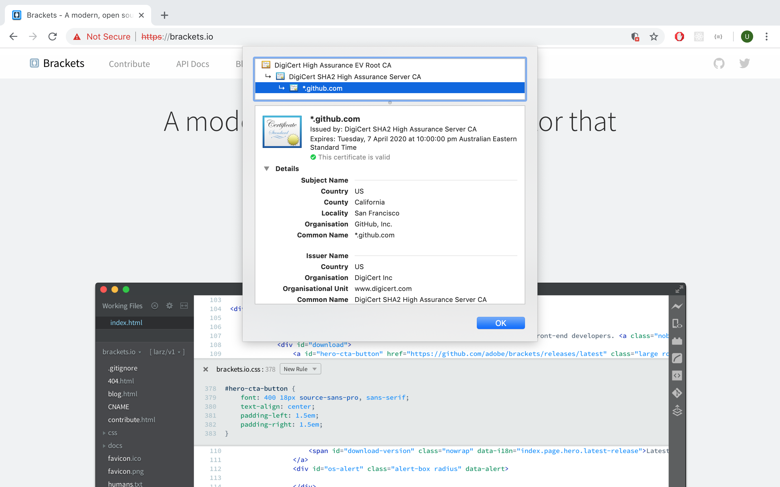 Broken HTTPS · Issue #14591 · adobe/brackets · GitHub