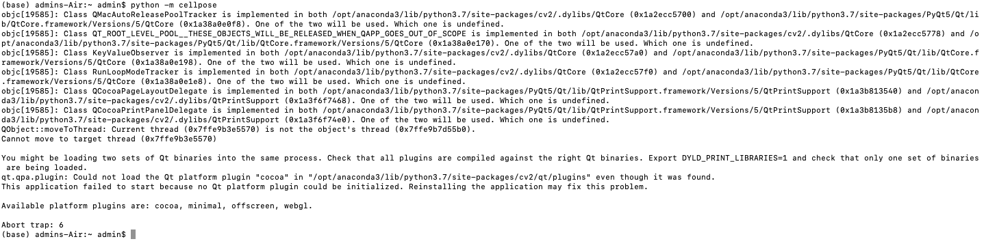 Issue running Cellpose · Issue #92 · MouseLand/cellpose · GitHub