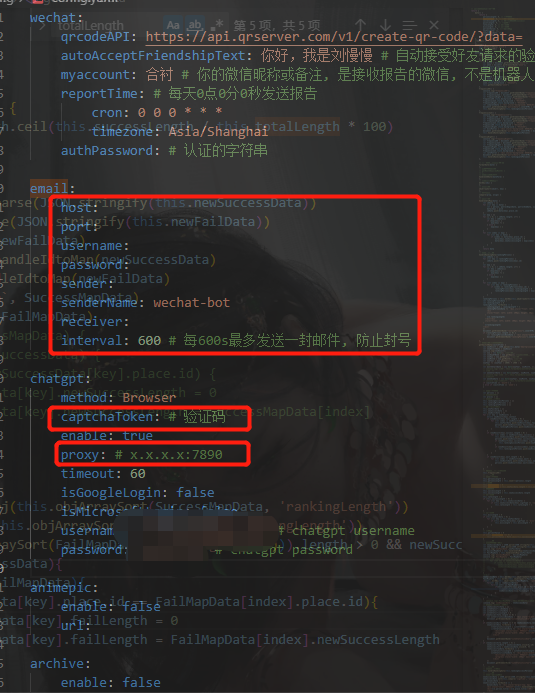 安装不清楚一些配置字段需要填什么 · Issue #2 · darknightlab/wechat-bot · GitHub